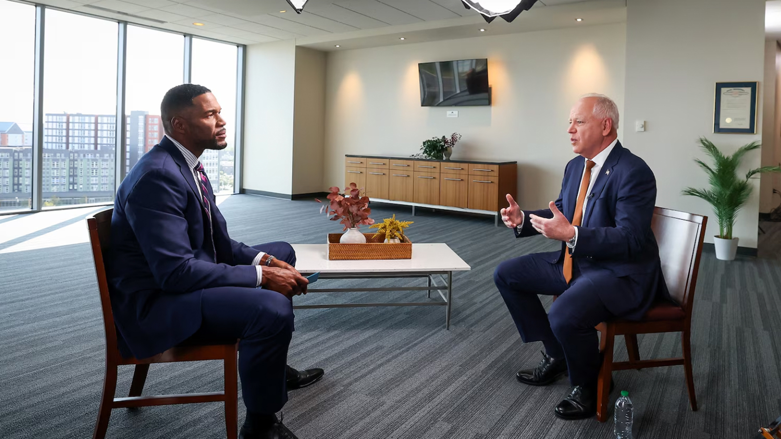 Gov. Tim Walz weighs in on Biden's term, electoral college during ...