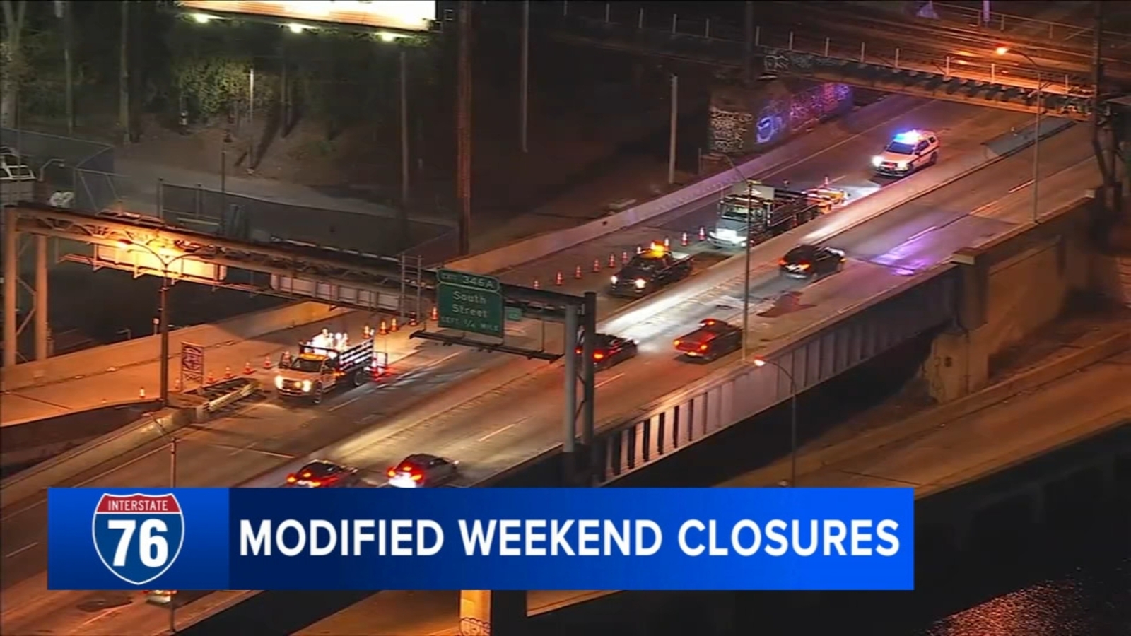 Schuylkill Expressway Eb Closed In Grays Ferry For Portion Of Weekend