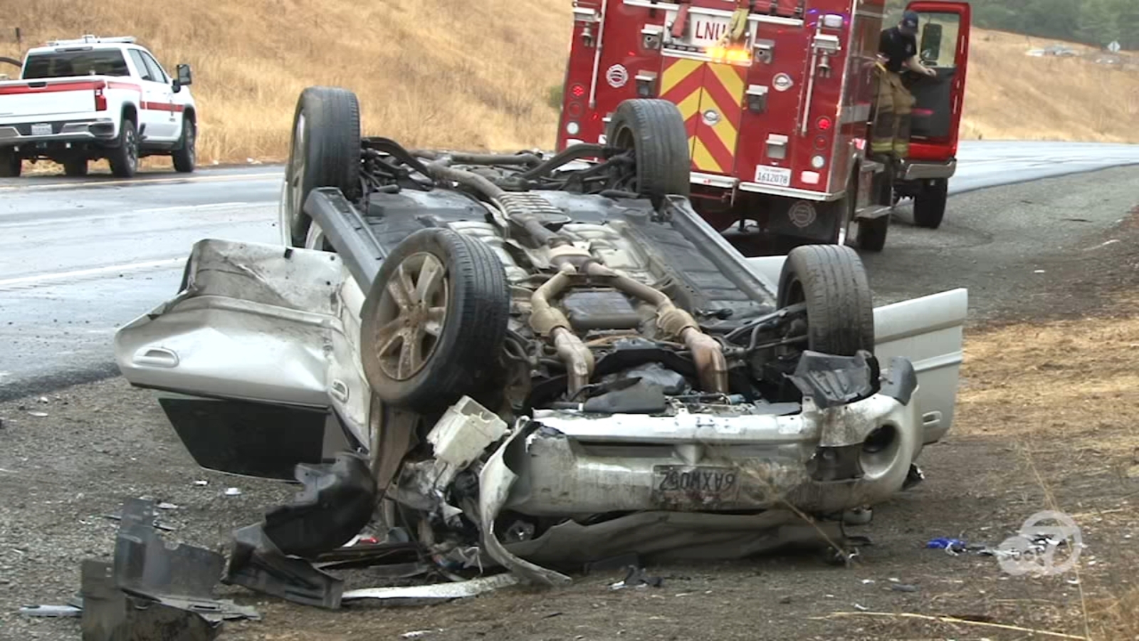 Geyserville 2-car accident leaves 1 dead, 5 injured in 1st rain of ...