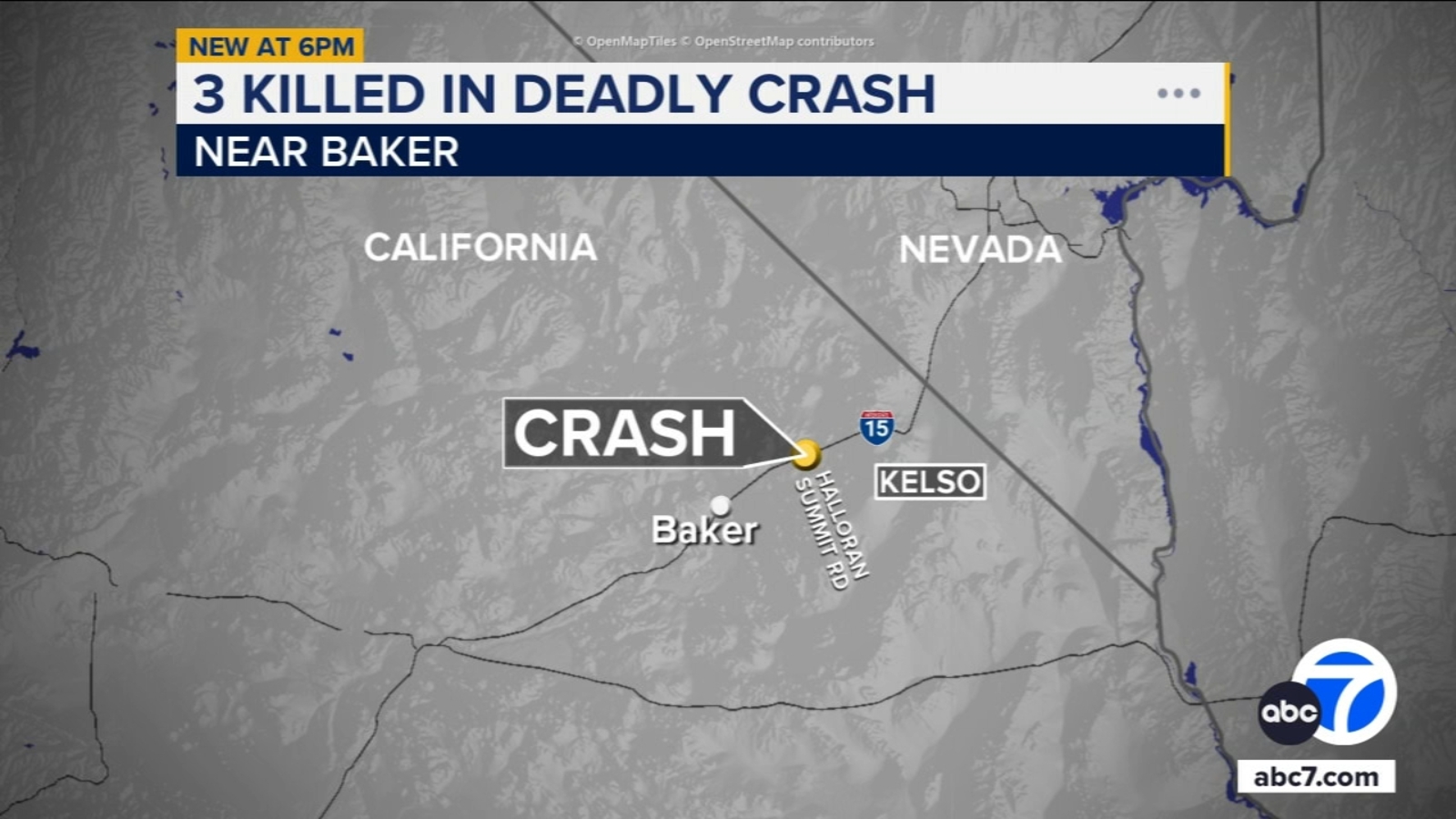 SUV crash on 15 Freeway near Baker leaves 3 dead, including 9-year-old ...