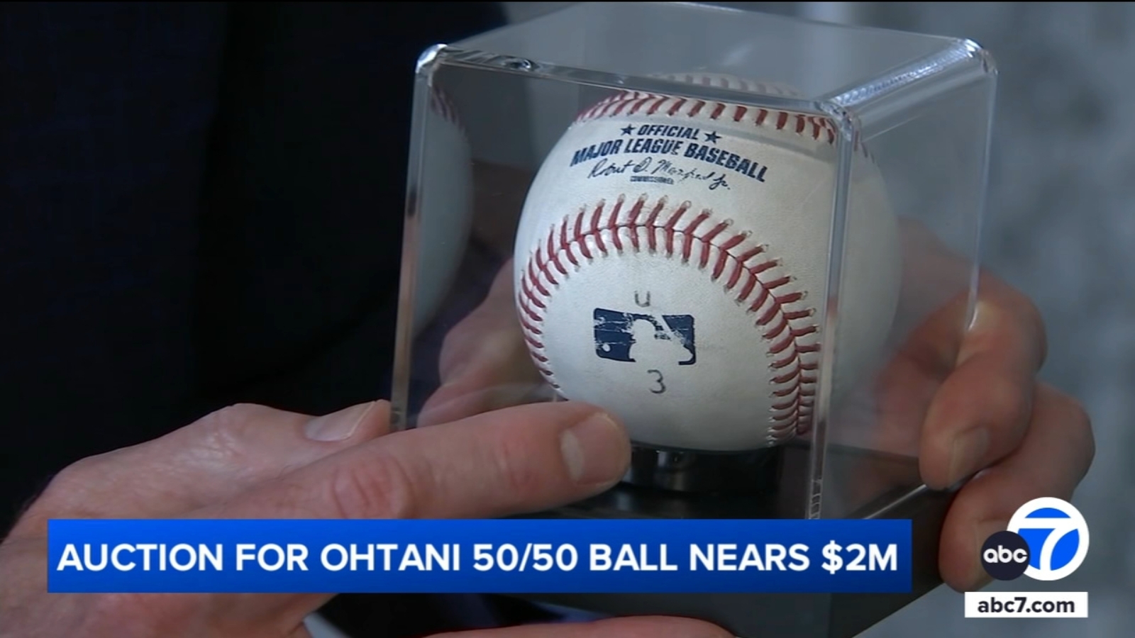 Bidding for Shohei Ohtani's 50/50 ball reaches $1.7 million at auction ...