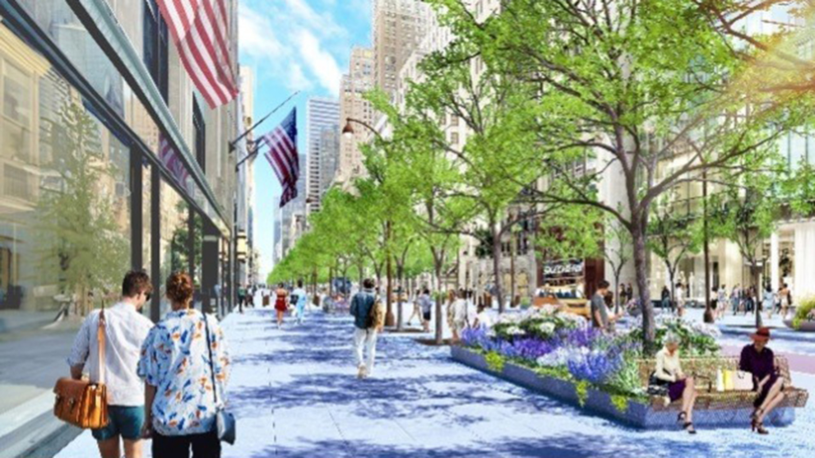 Future plans unveiled to redesign New York City's Fifth Avenue into ...