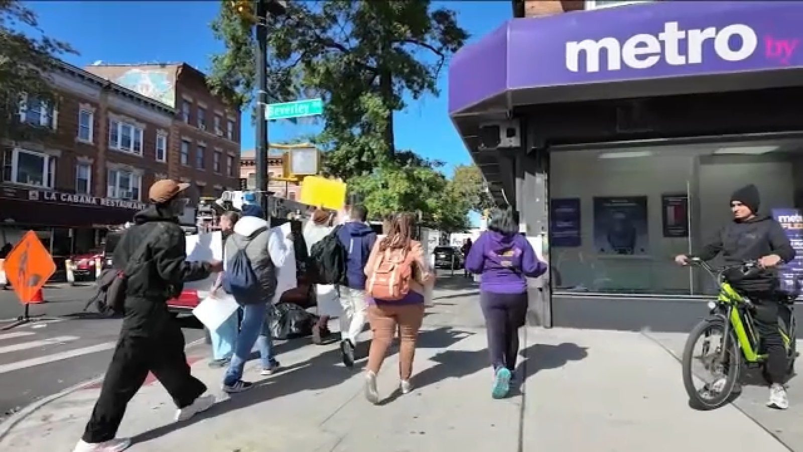 Bus riders protest in Brooklyn calling for faster service down Flatbush ...