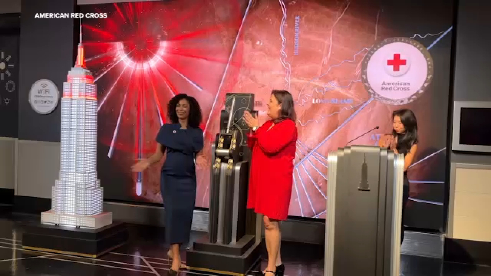WABC's Shirleen Allicot lights Empire State Building red in partnership ...