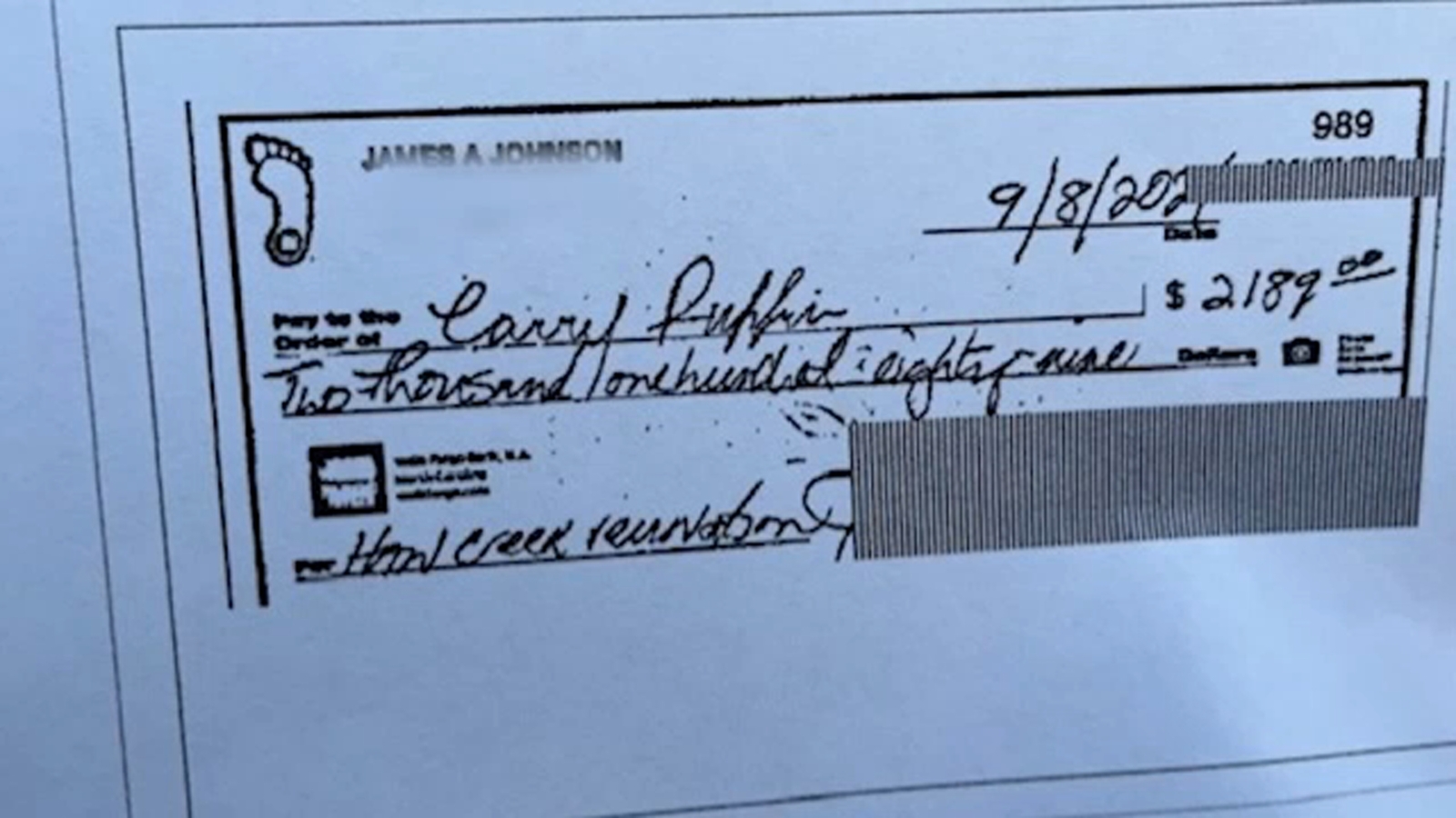 Cary man warns of check washing scheme after his money was stolen out ...