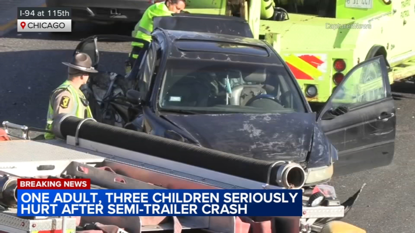 Chicago traffic: 3 children seriously injured in Bishop Ford crash near ...