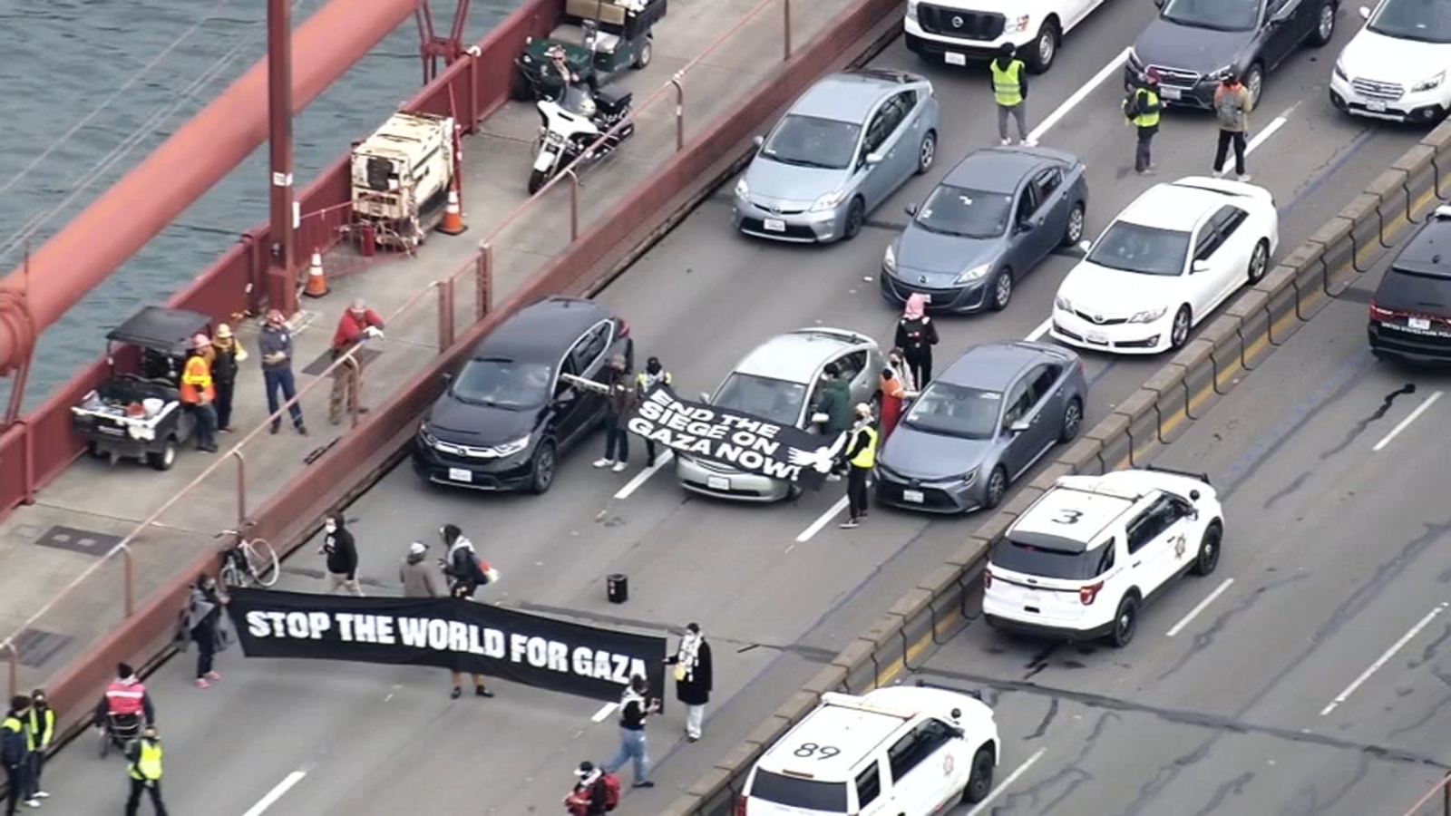 Attorneys for 26 Golden Gate Bridge pro-Palestinian protesters call for ...