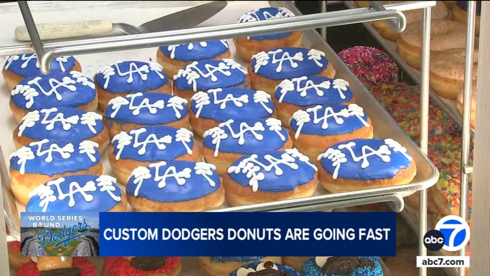 These custom Dodger donuts might be key to bringing team luck - ABC7 ...
