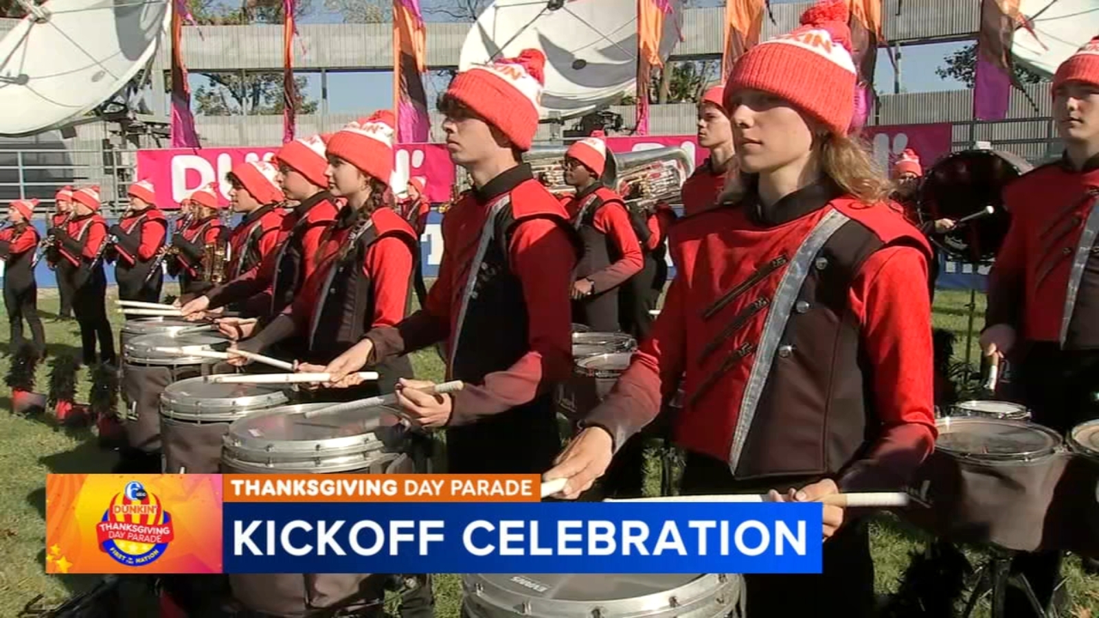 Kicking off the countdown for the 6abc Dunkin' Thanksgiving Day Parade ...