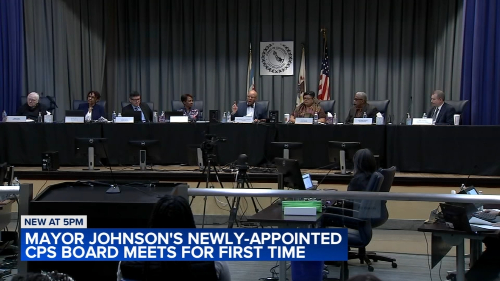Chicago Board of Education meets for 1st time since Mayor Brandon Johnson's appointments - ABC7 ...