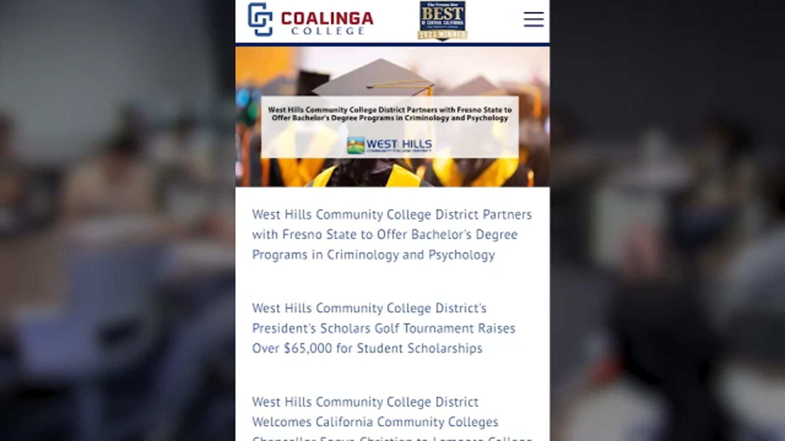 West Hills Community College District partners with Fresno State to ...