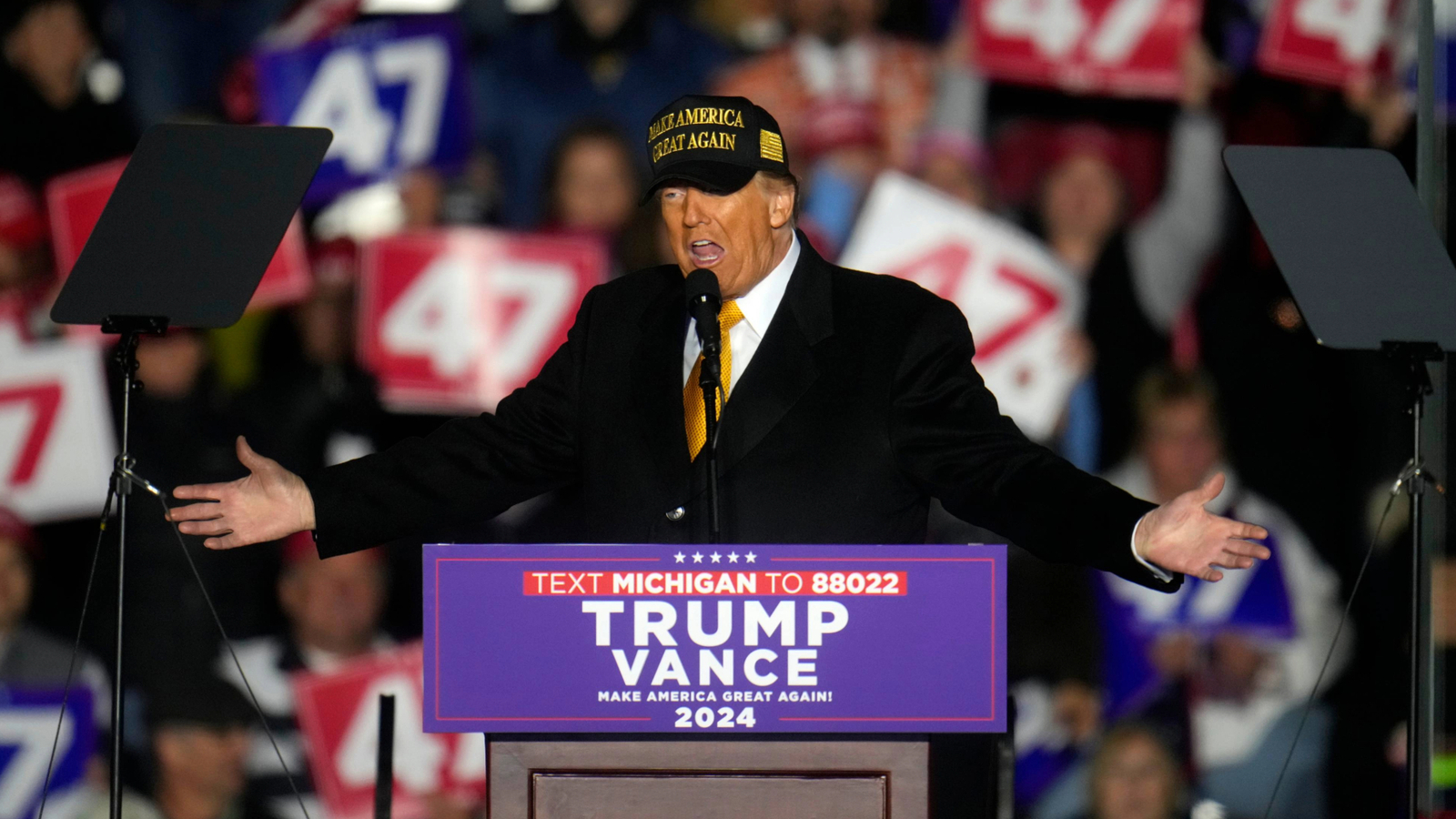 Trump 3 hours late for Michigan rally - ABC7 San Francisco