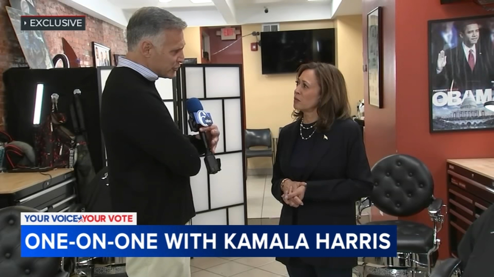 Exclusive: Kamala Harris discusses latest polls ahead of Election Day ...