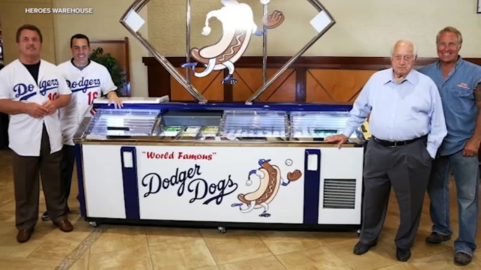 Heroes Warehouse in Ontario selling classic Dodgers hot dog cart to ...