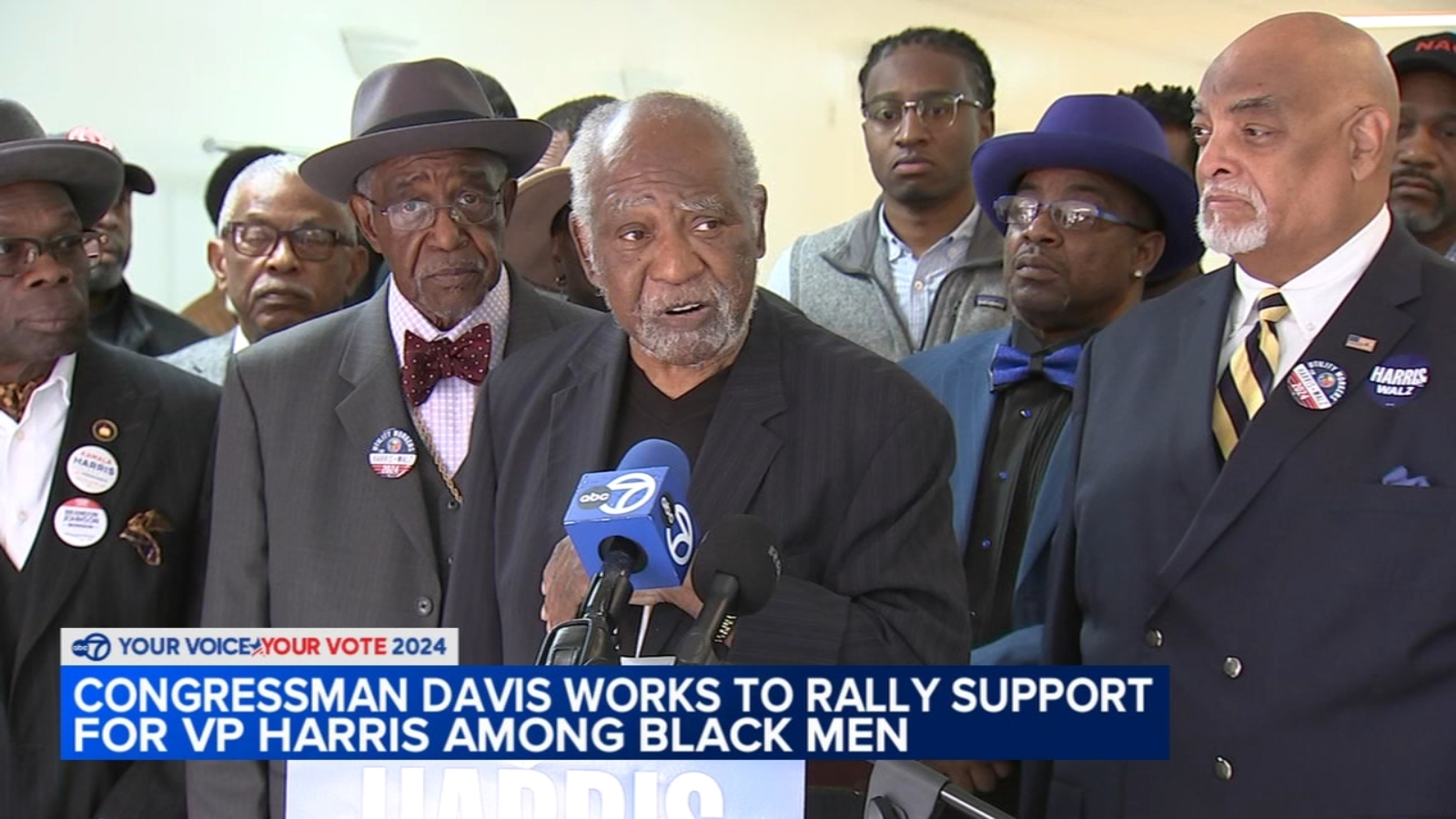 Rep. Danny Davis holds Chicago rally to garner support for Kamala ...