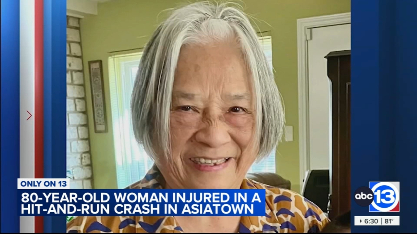 Bellaire Boulevard Hit And Run 80 Year Old Grandmother Knocked