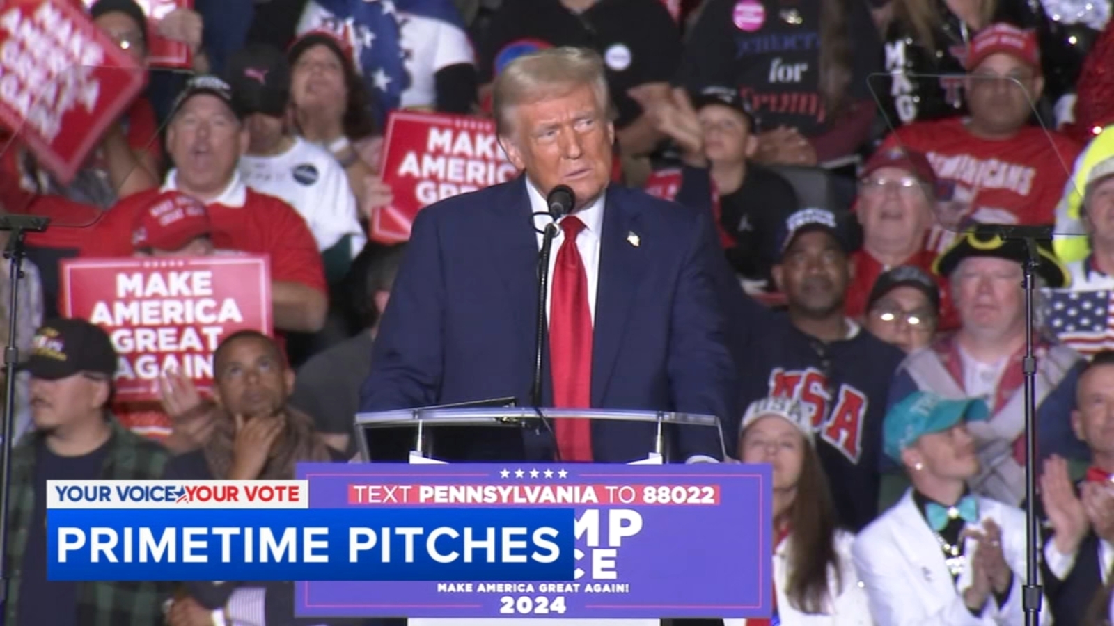 1 week until Election Day: Donald Trump holds roundtable in Drexel Hill ...
