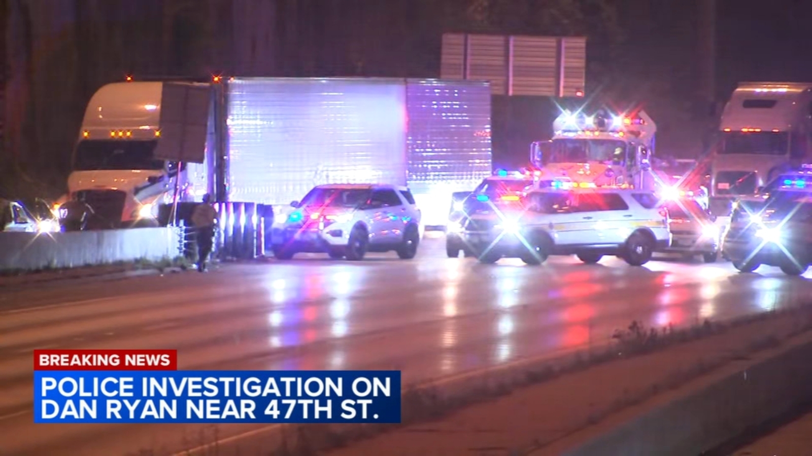 Chicago shooting: Truck hit by gunfire on Dan Ryan Expressway, Illinois ...