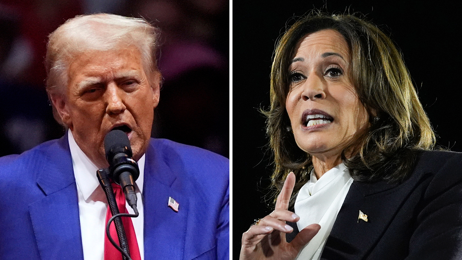 A week until Election Day, both Harris and Trump campaigns meet with ...