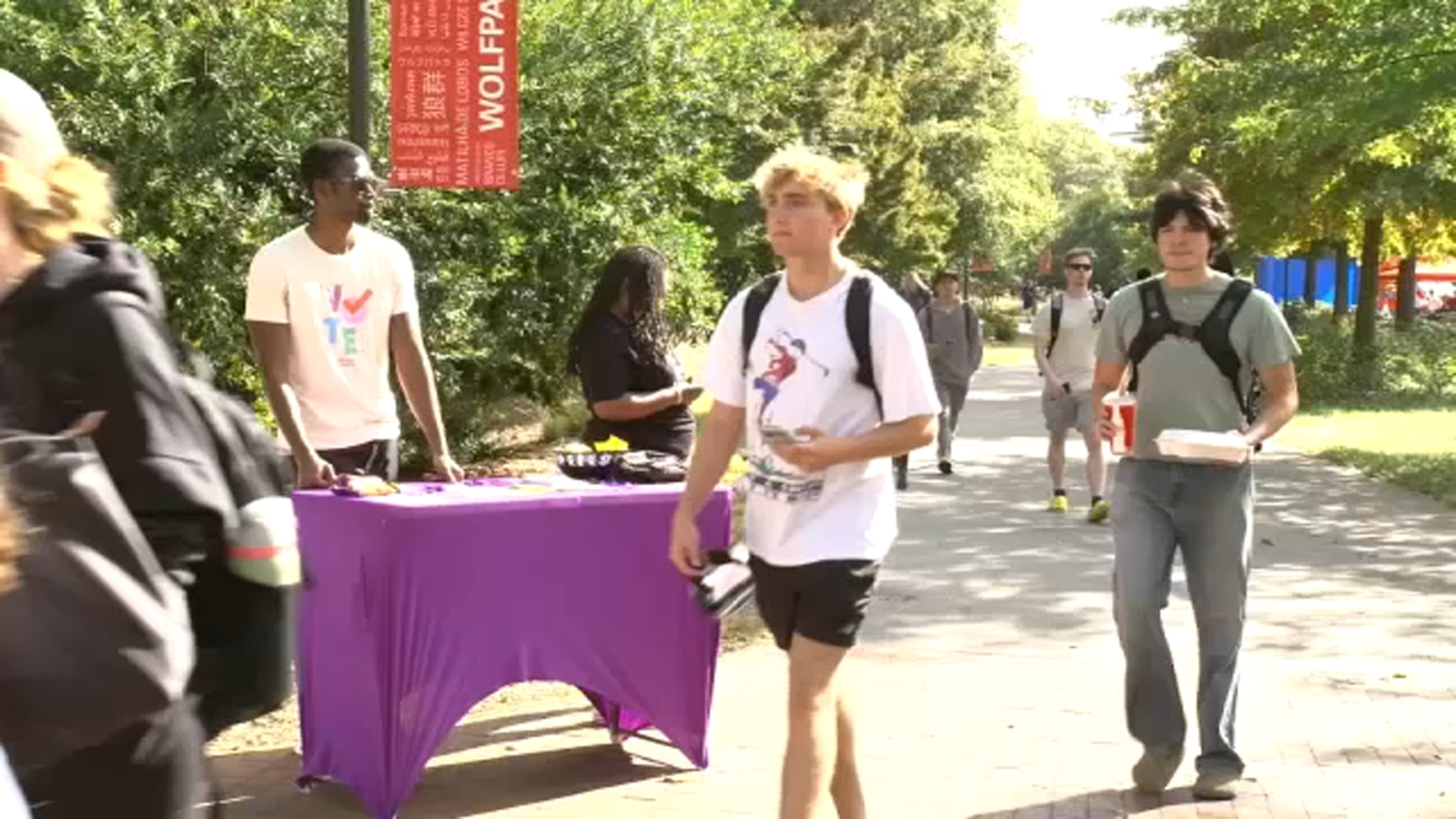 Voting in NC | First-time voters excited about being able to cast ...