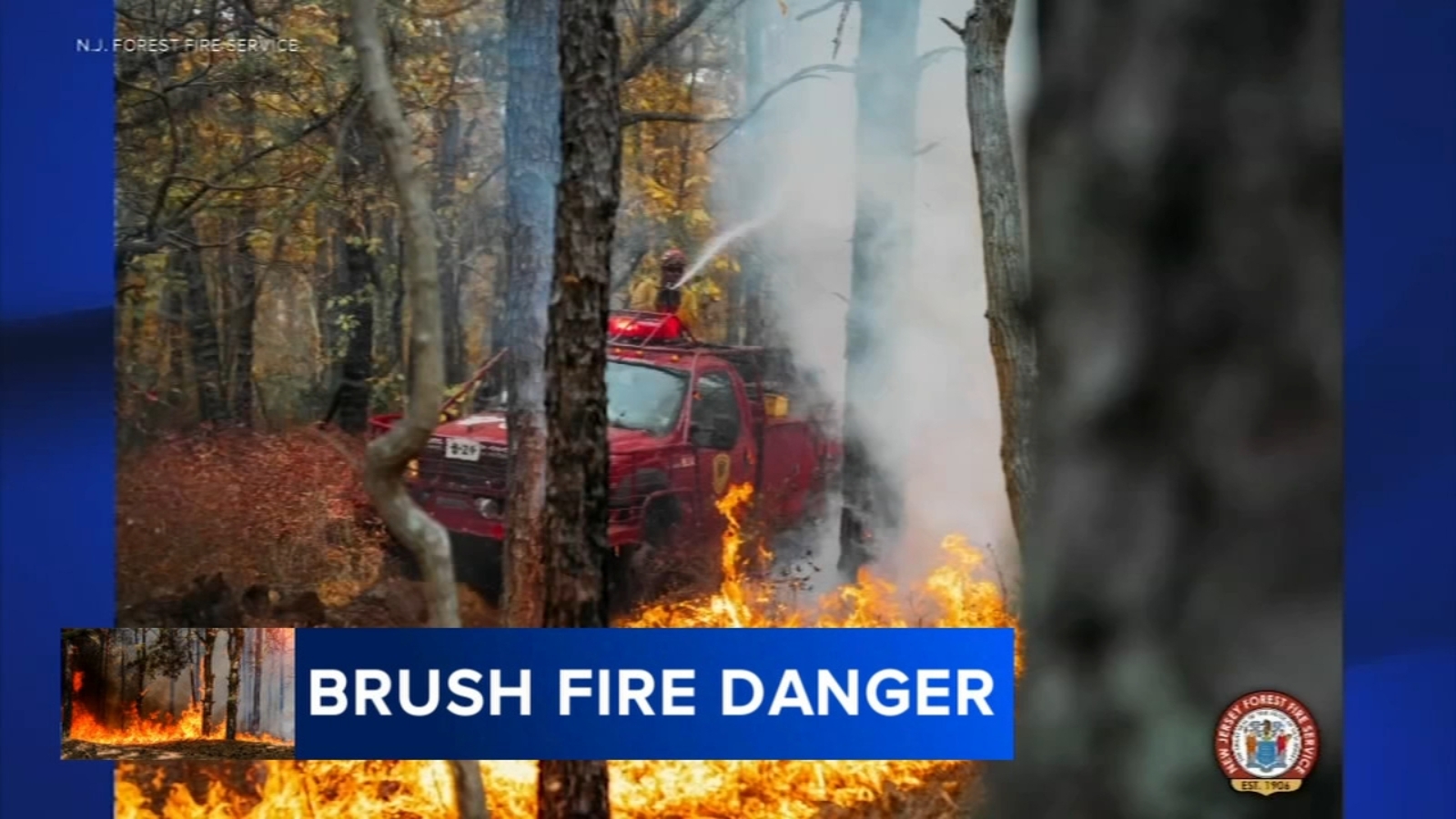 40-acre wildfire burning near Evesham Twp., New Jersey neighborhood 90% ...