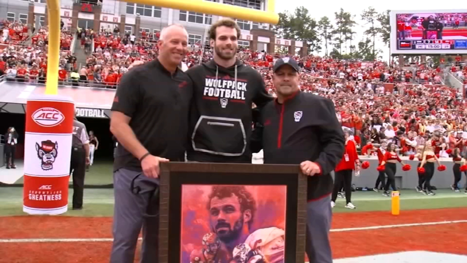 NC State football | Former Wolfpack Linebacker Payton Wilson inducted ...