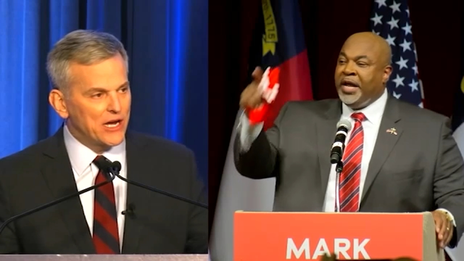 NC gubernatorial candidates Stein, Robinson spend millions heading into ...