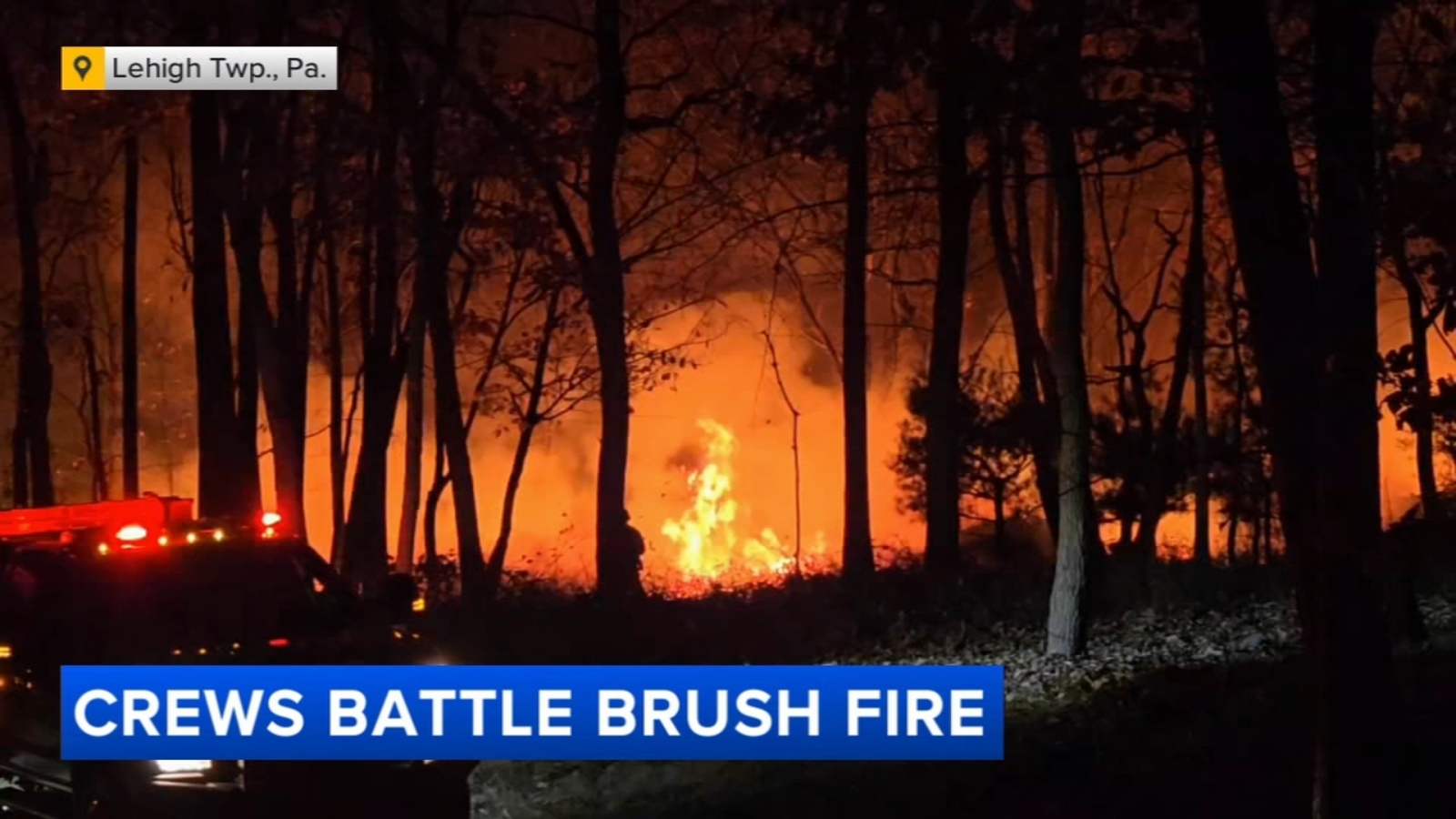 Raging brush fire on Blue Mountain expected to burn for several more ...