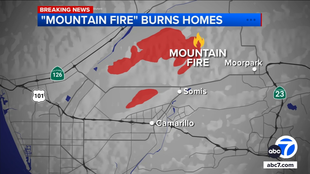 Mapa De Los Incendios Forestales En California