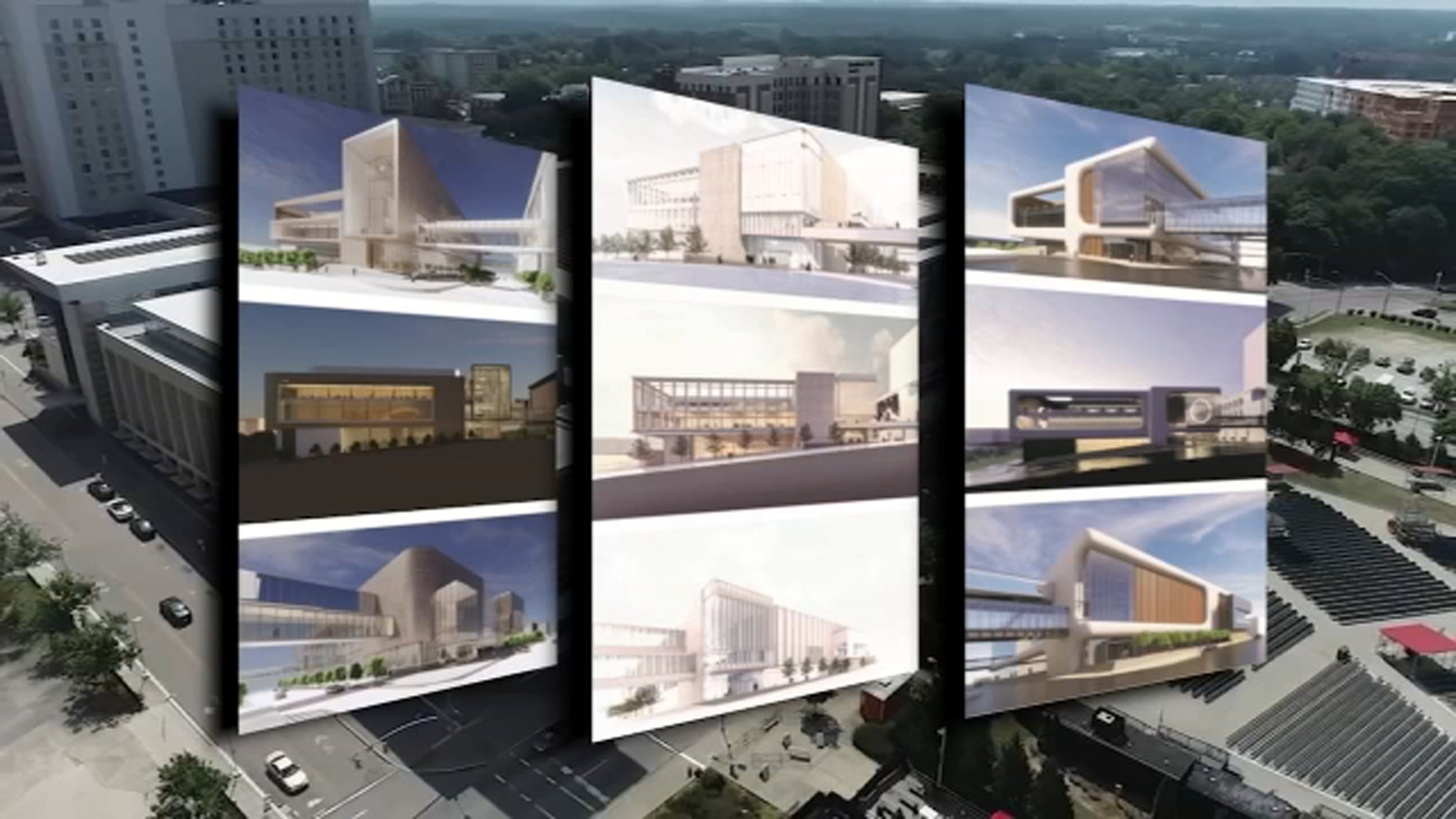 Raleigh Convention Center renderings show 3 possible futures for the ...