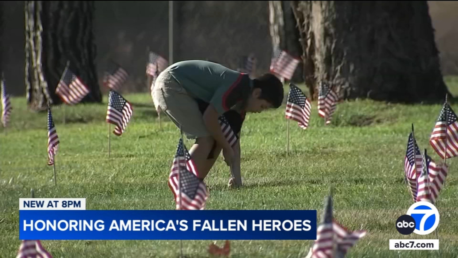 Flag walk at Riverside National Cemetery honors nation's veterans ...