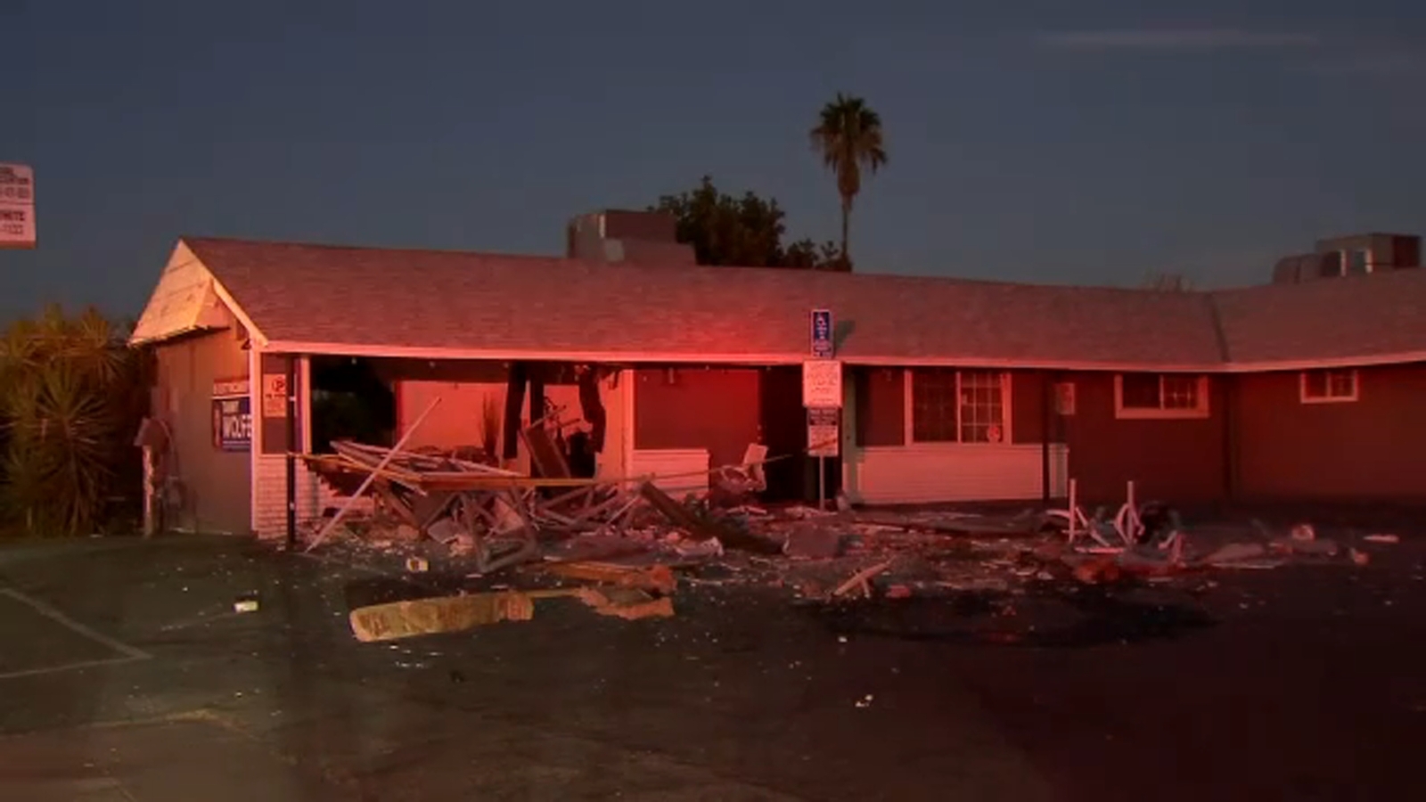 Driver loses control, crashes through Sanger building, police say - ABC30 Fresno