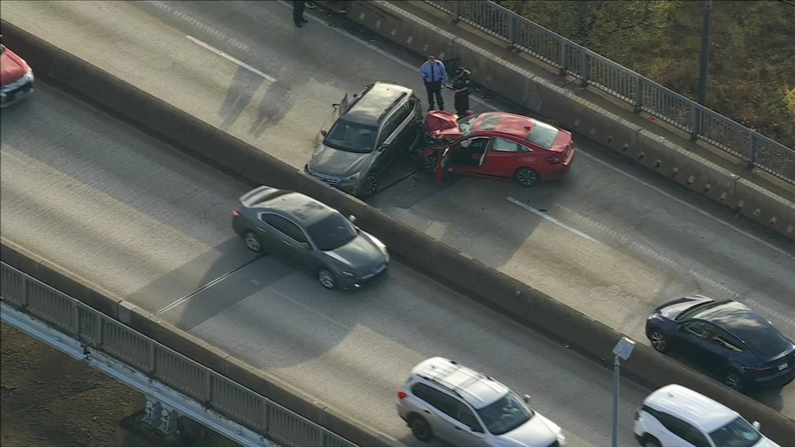 Platt Bridge reopened after multi-vehicle crash in South Philadelphia ...