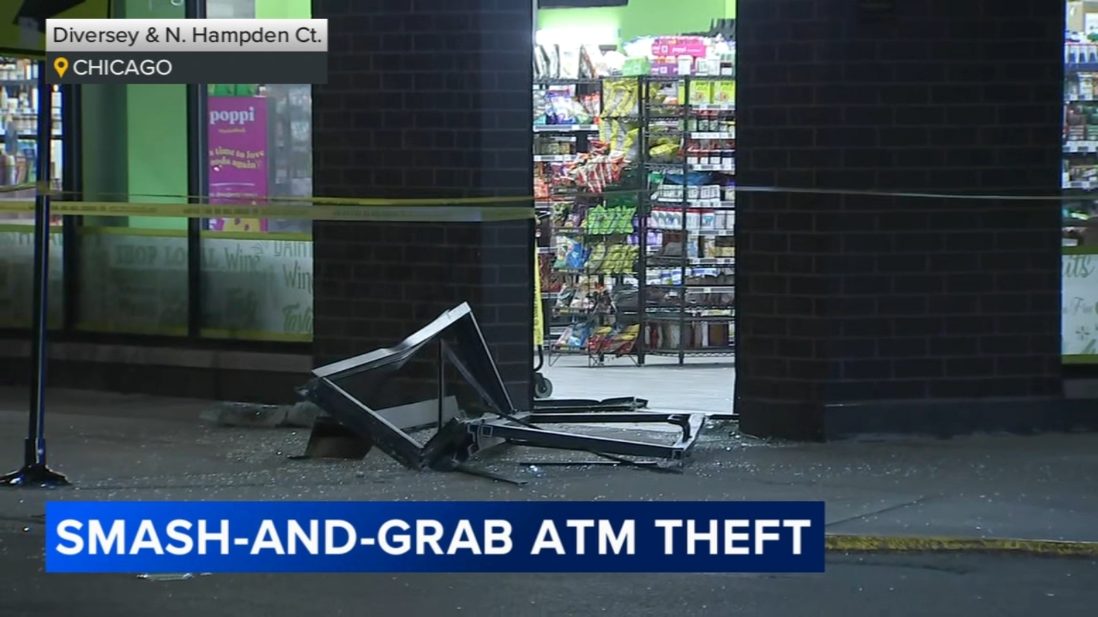 Chicago smash-and-grab burglary: Thieves use SUV to steal ATM from Go ...