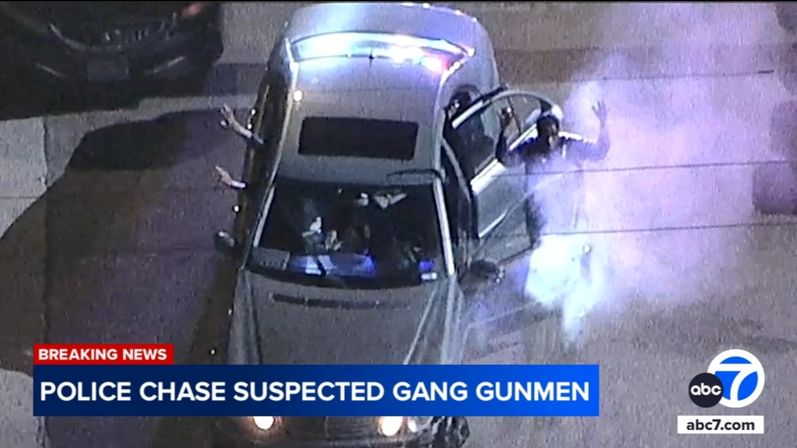 LAPD officers injured in crash during chase of gang members through ...