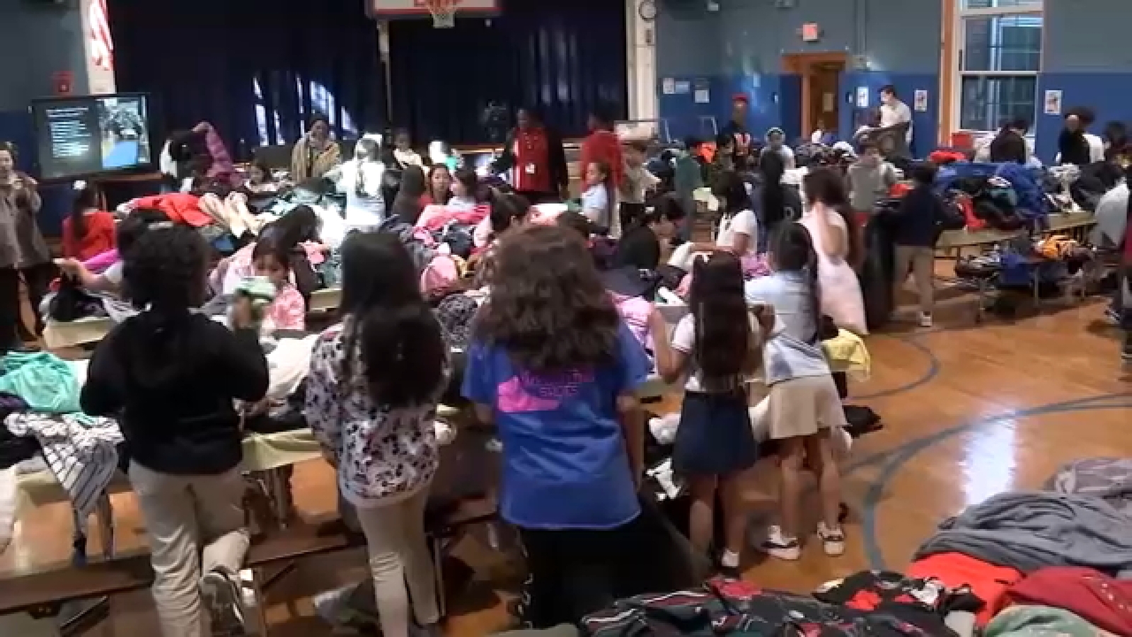 LI Coat Drive: Elementary school in Hempstead hosts annual winter ...