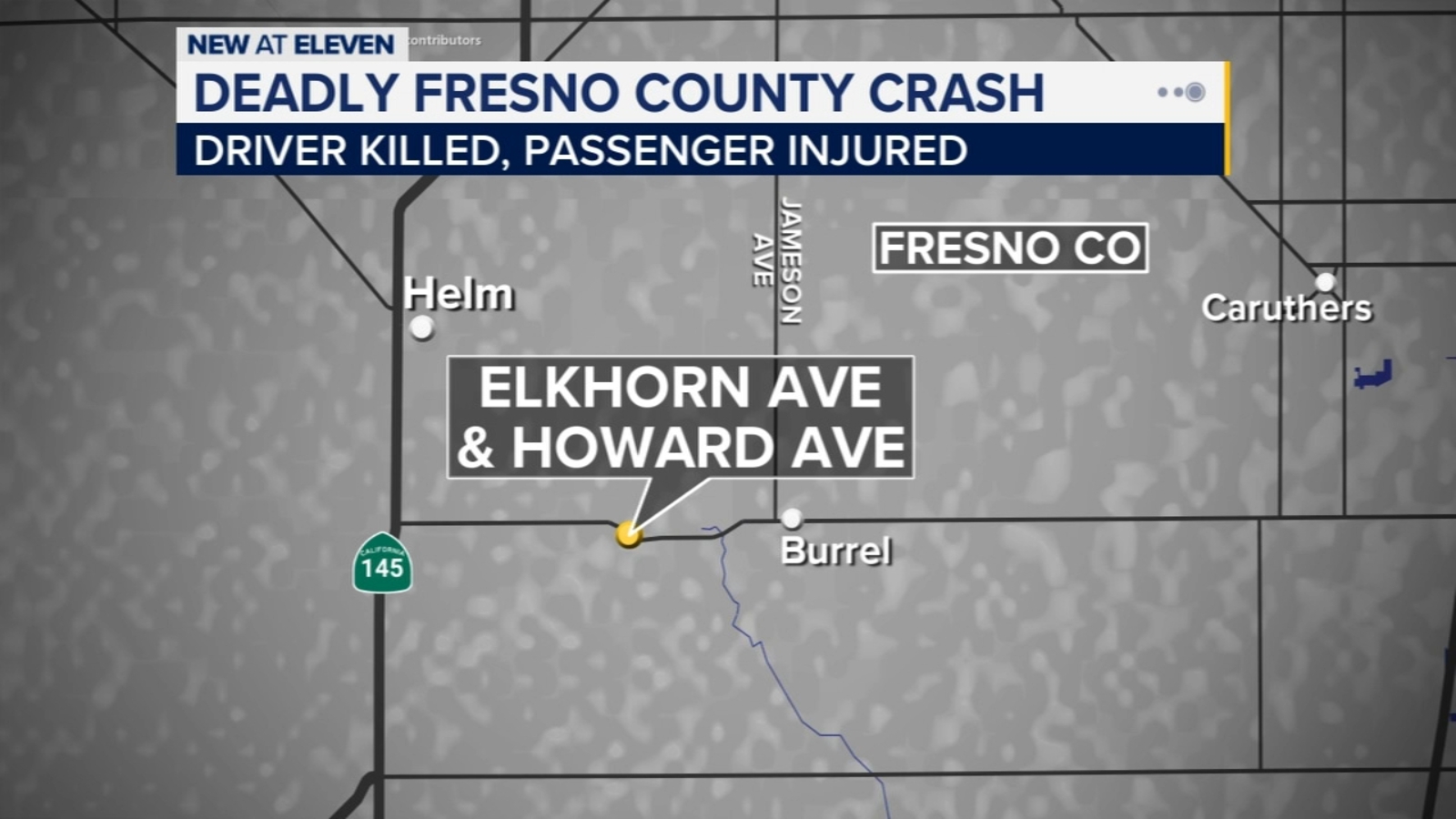 Man killed, another injured after crash with semi-truck in Fresno County, CHP says - ABC30 Fresno