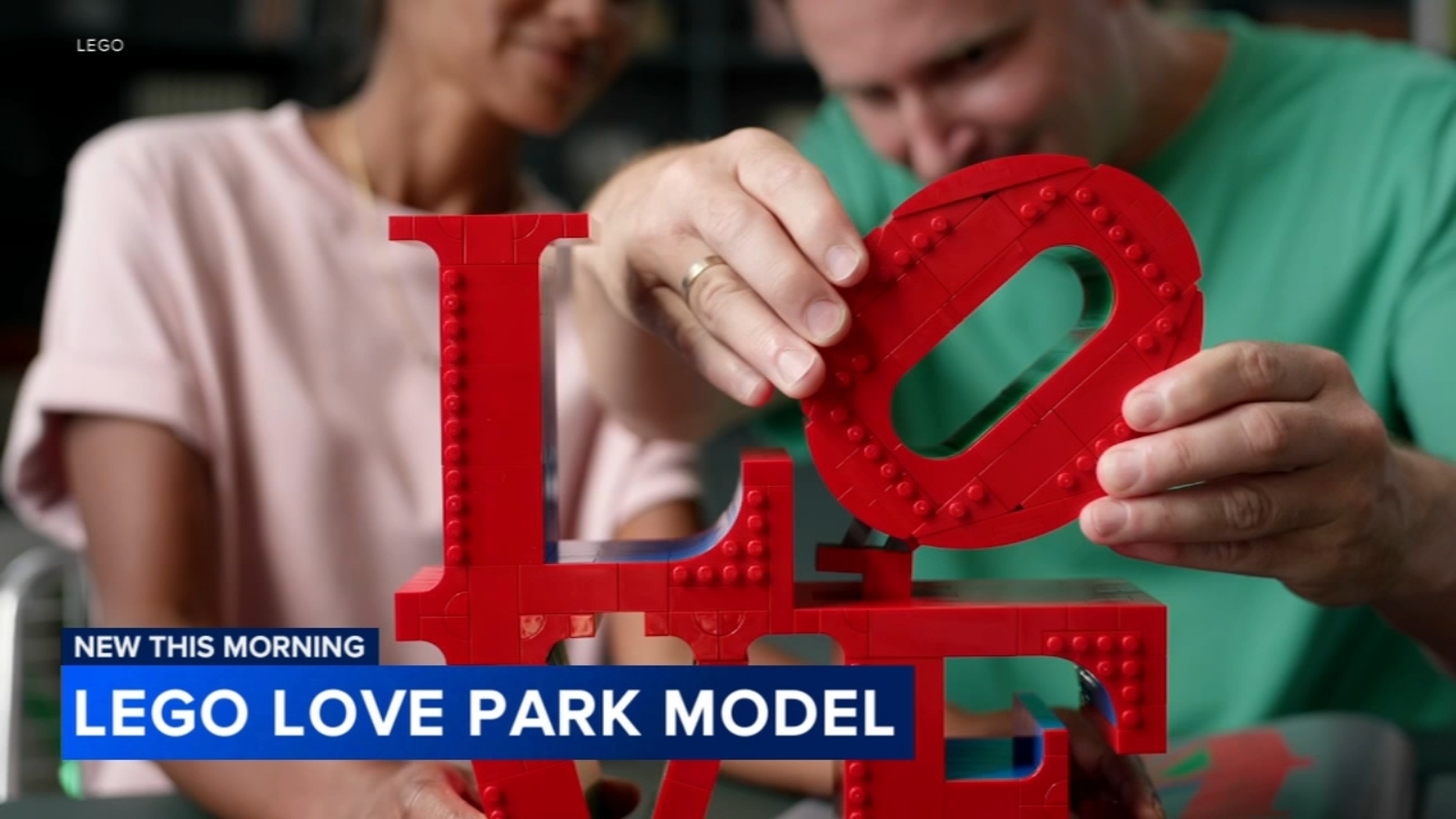 LEGO releases 3D-version of Philadelphia's iconic LOVE sculpture - 6abc ...