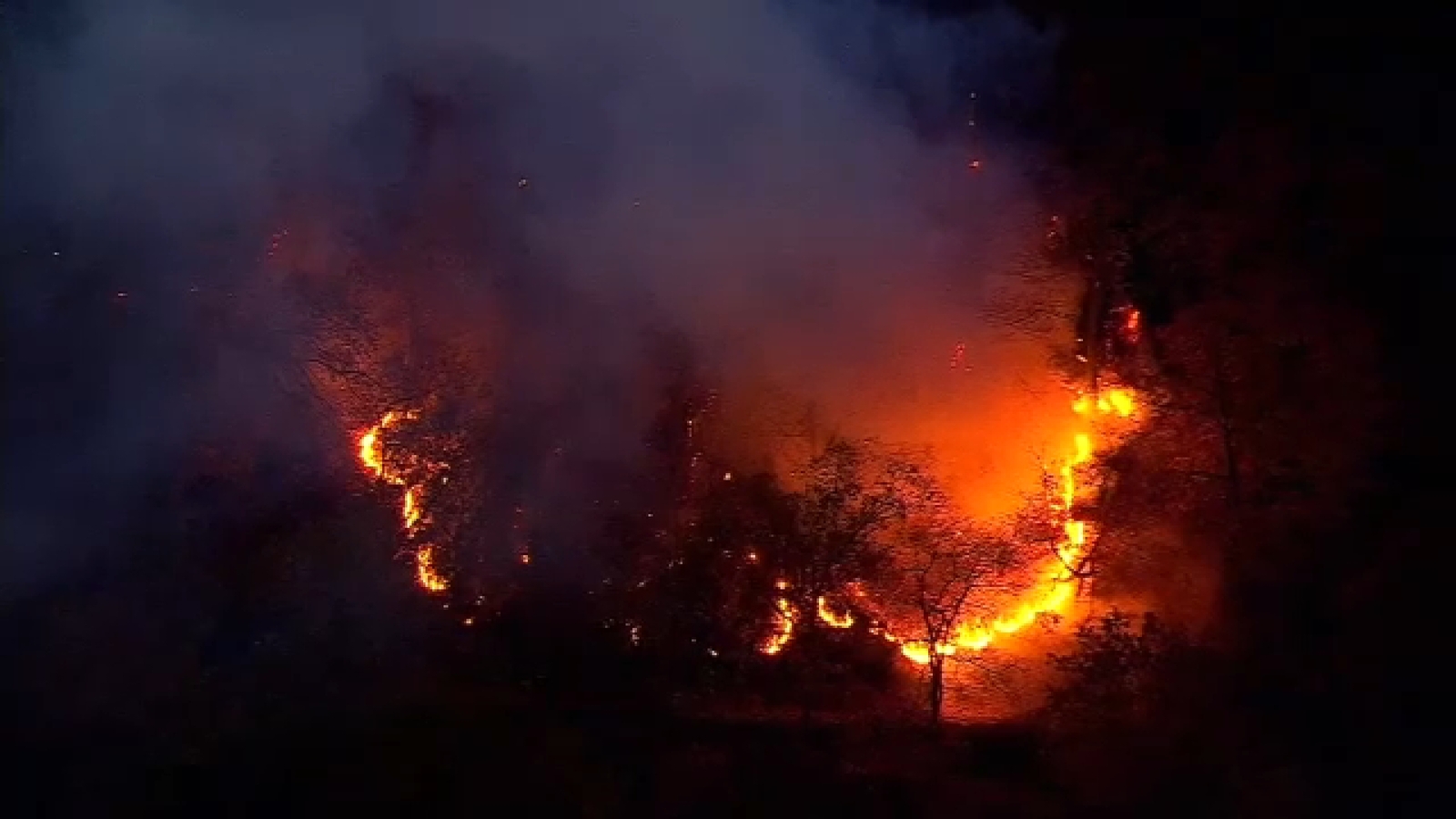FDNY battles large brush fire in Inwood Hill Park in Manhattan - ABC7 ...