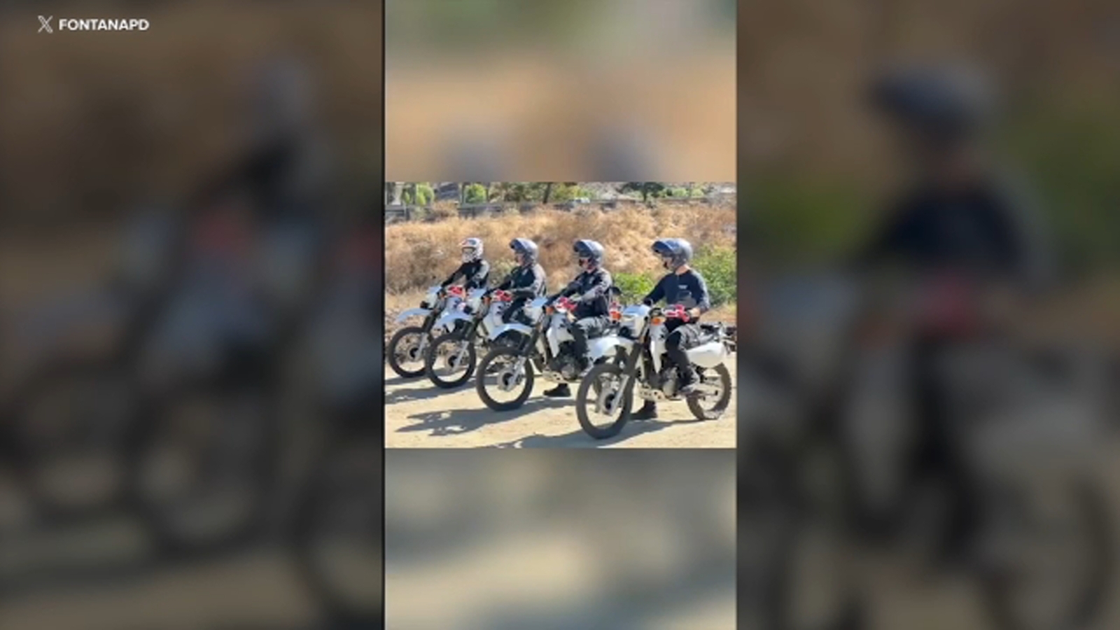 Fontana police debuts Off-Road Enforcement Team, along with new dirt ...