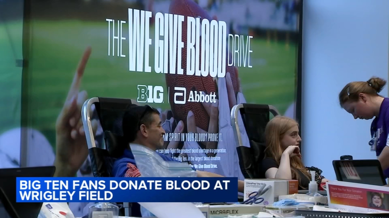 Wrigley Field hosts blood drive Friday ahead of Northwestern University ...