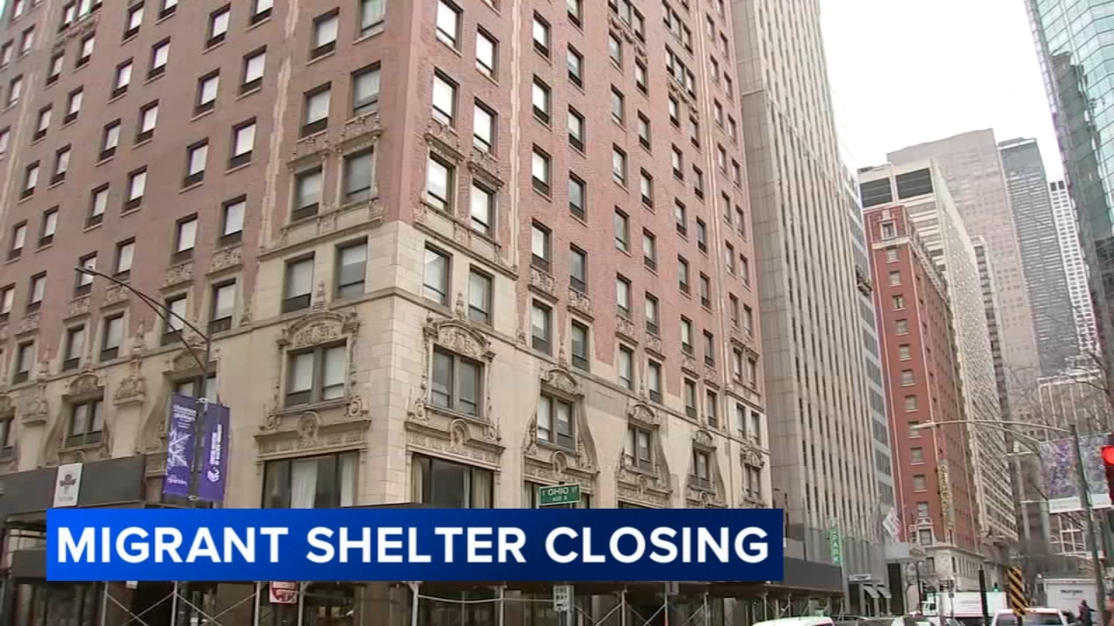 Largest migrant shelter in city, at former Inn of Chicago on Ohio ...