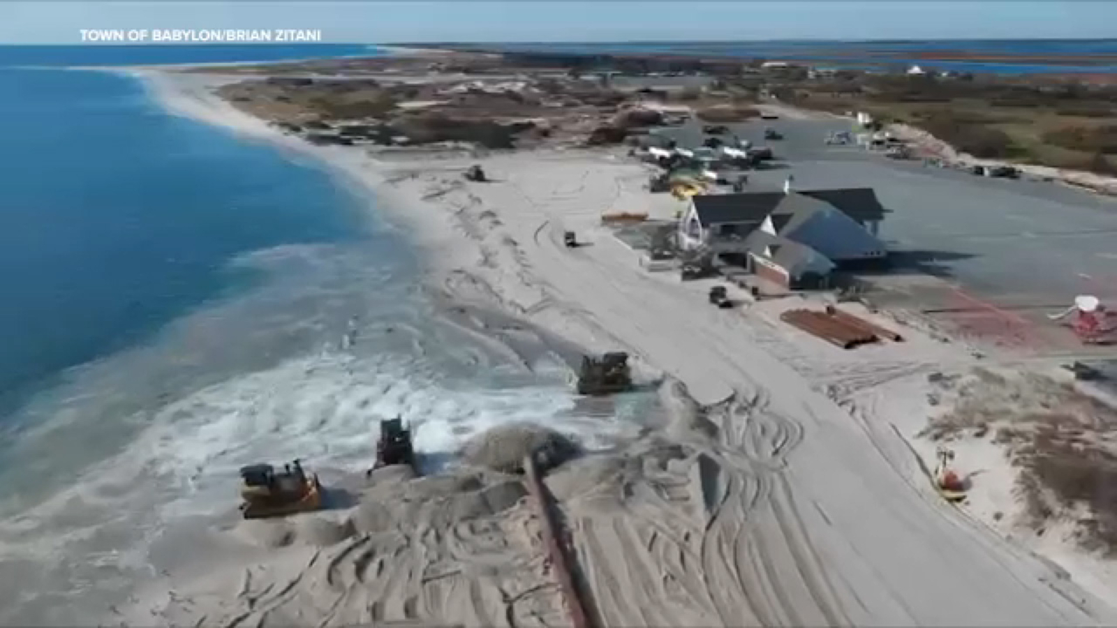 Town of Babylon unveils effort to replenish eroded coastline on ...