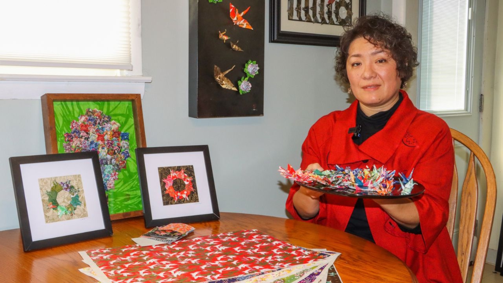 NJ origami artist follows her lifelong dream one fold at a time with ...