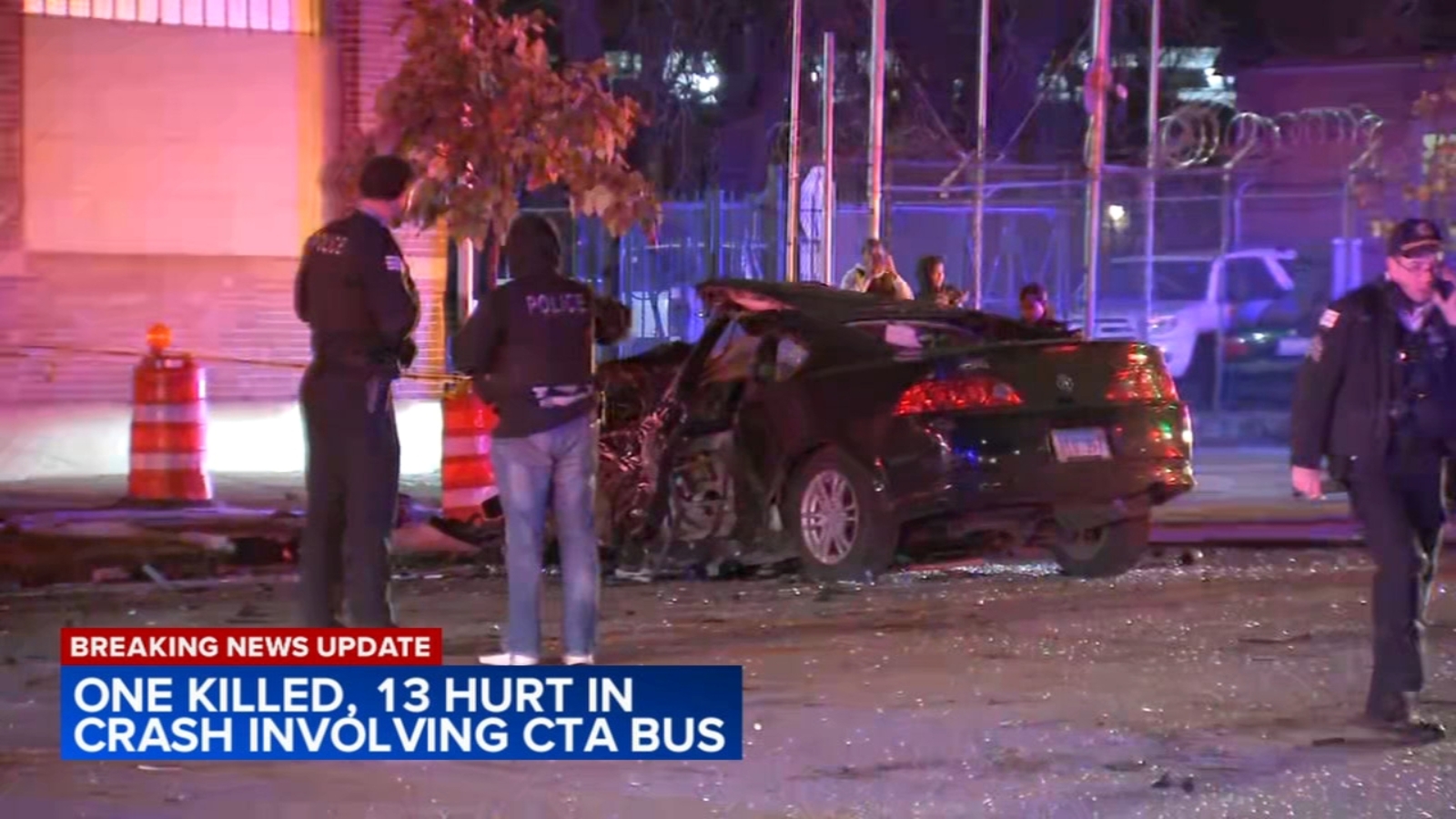 Chicago crash: 1 killed, 13 others hurt after stolen car crashes into CTA bus near 60th Street ...
