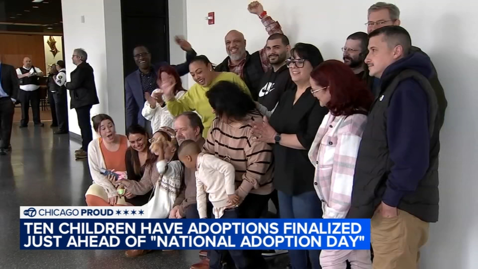 10 children have adoptions made official in Cook County court at Daley ...