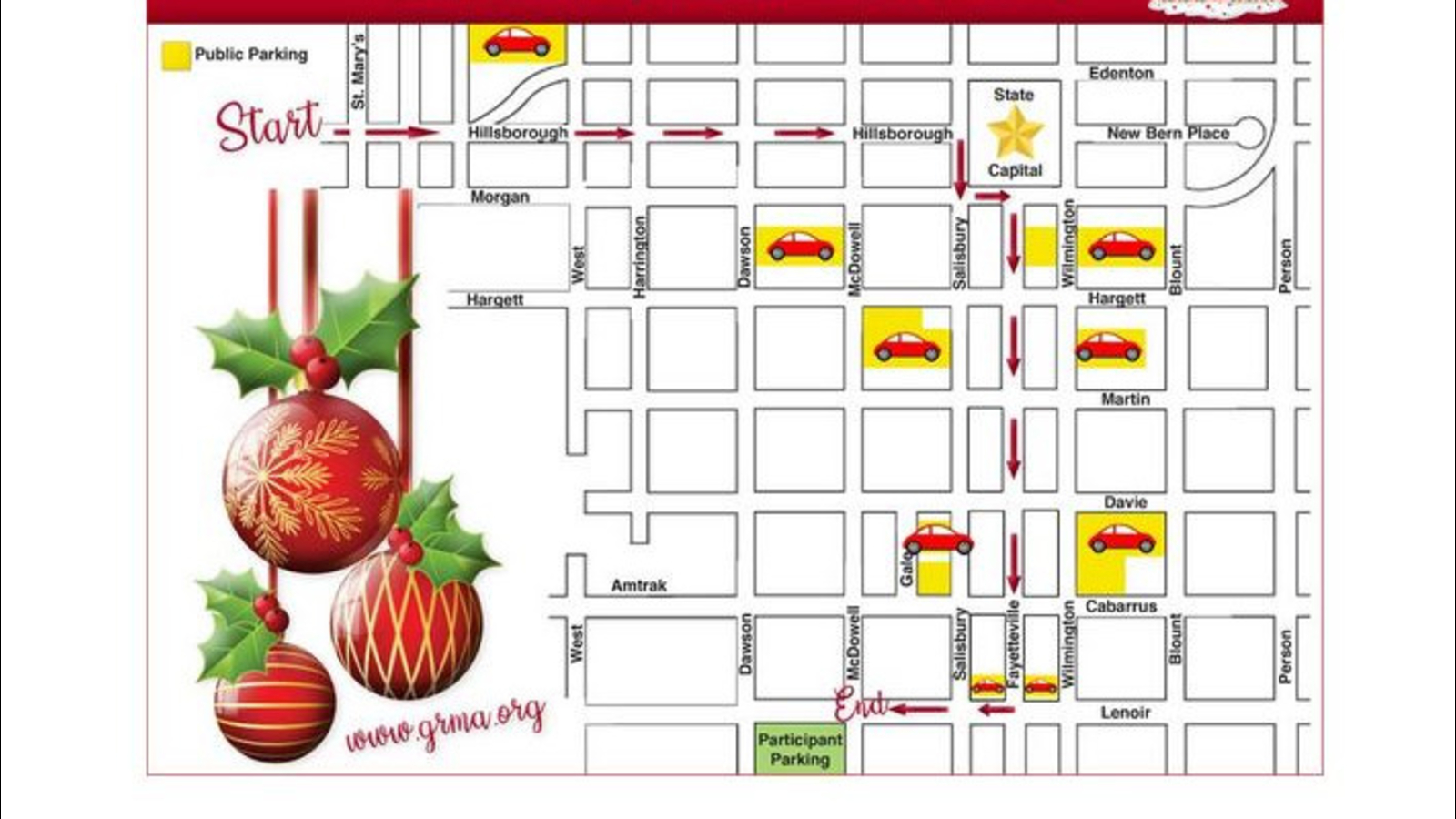 Route and parking info for the Raleigh Christmas Parade - ABC11 Raleigh ...
