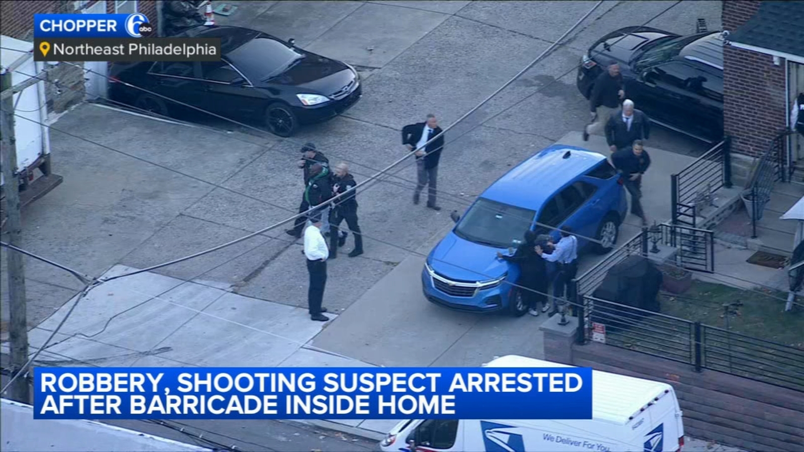 Robbery, shooting suspect arrested after barricading himself inside ...