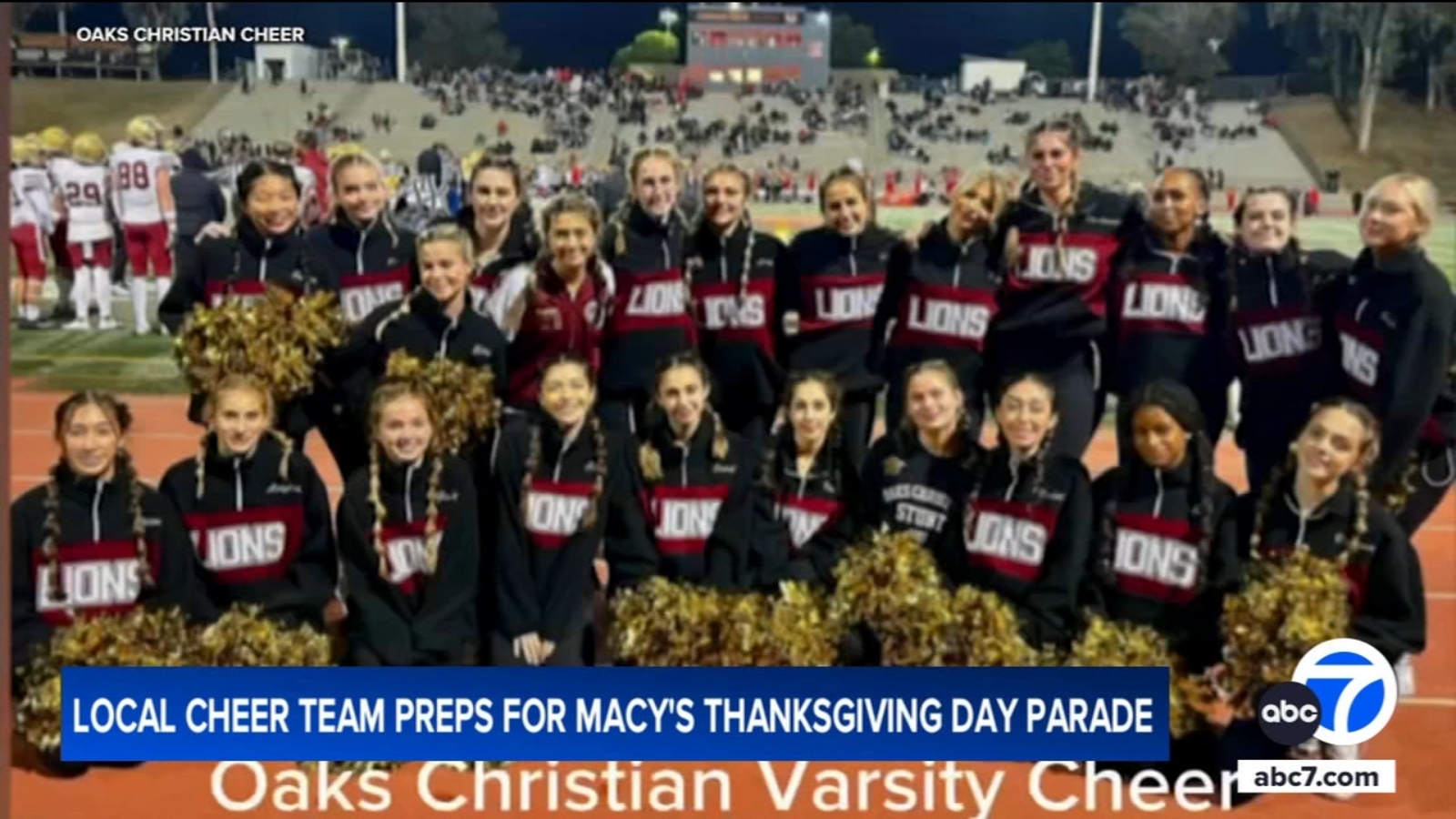 Oaks Christian School cheer squad to perform at Macy's Thanksgiving Day ...