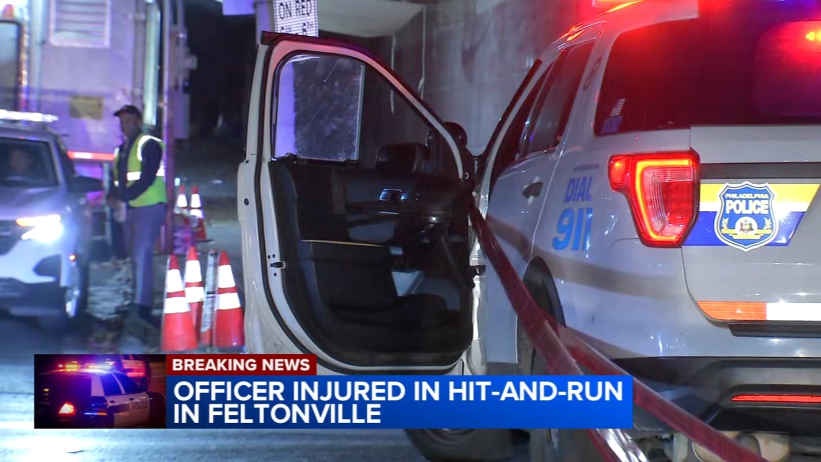 Philadelphia officer injured after being hit by driver in stolen ...